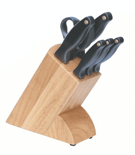 Kitchen Devils - Wooden Knife Block Set